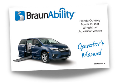 Owner's Manuals - BraunAbility Honda Odyssey Conversions